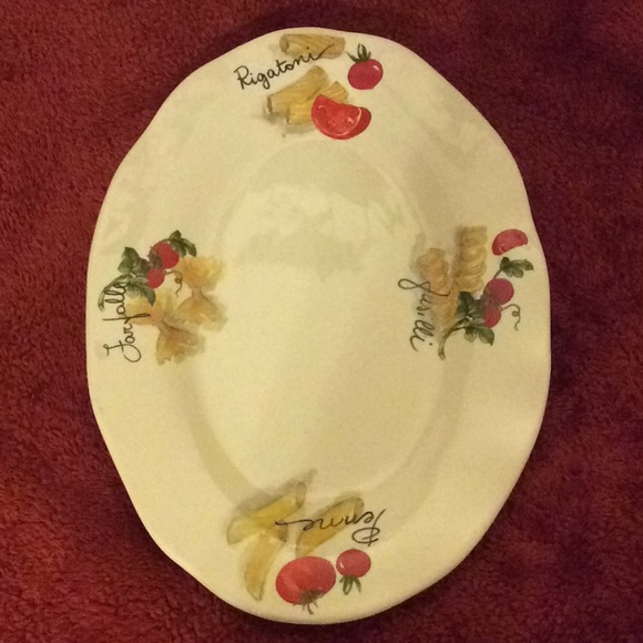 Effetti Home | Dining | Effetti Home Pasta Serving Plate Nwot | Poshmark
